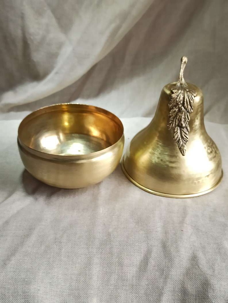 Pear Object Made of Brass is an Ancient Period Object for Table ...