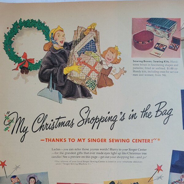 Sewing Machine Ads - Etsy