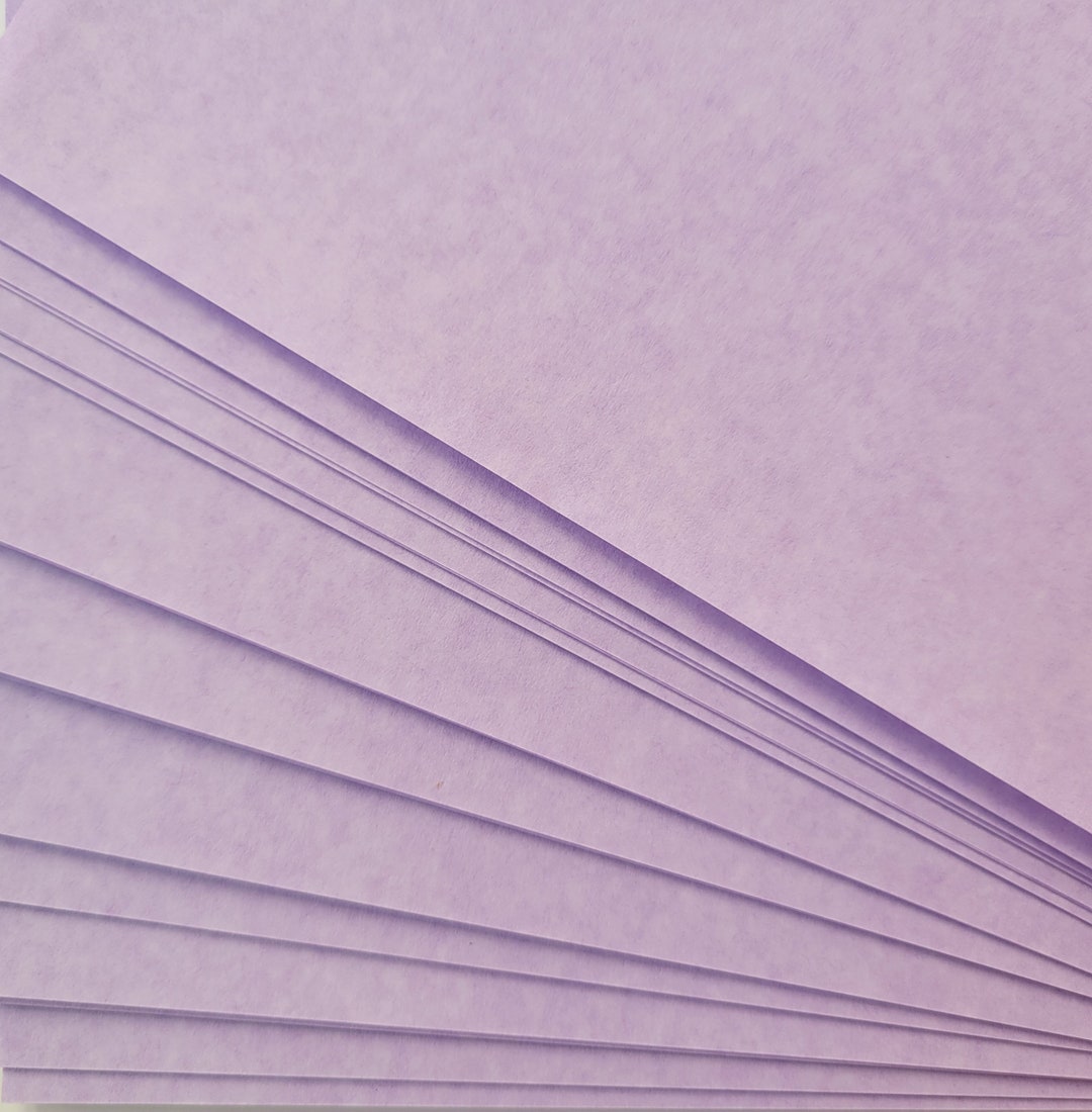 Lavender Double Sided Origami Paper, 6x6 Same Color Origami Paper Pack ...