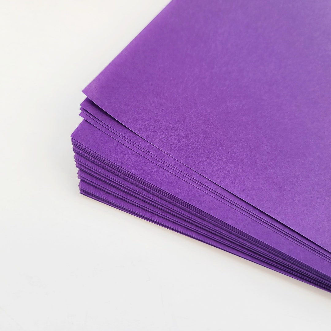 Purple Origami Paper Pack, 6"x6", One Sided Solid Color Paper ...