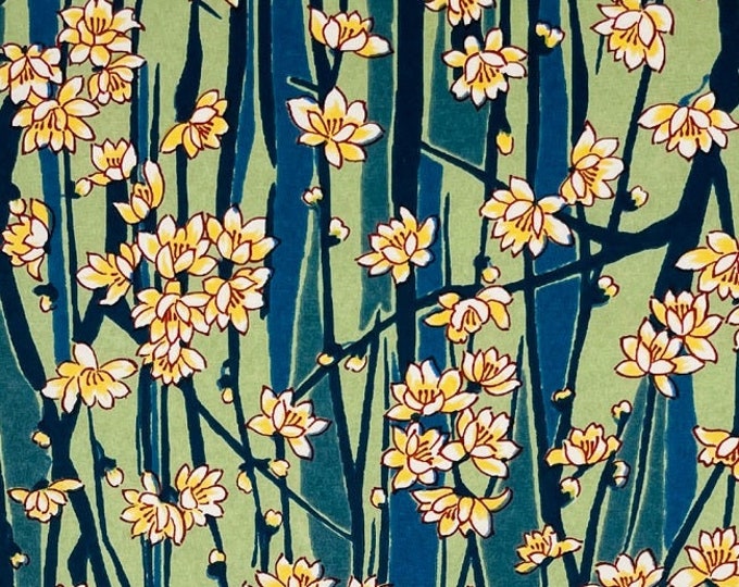 Large Yuzen Paper, Magnolia Flowers, Japanese Washi Papert, Origami ...