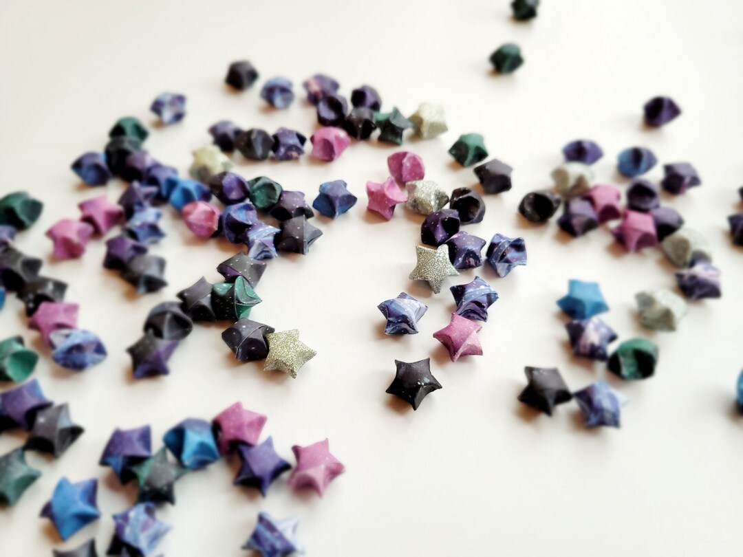 Galaxy Lucky Stars, Nebular Origami Japanese Stars, Assorted Cosmic ...
