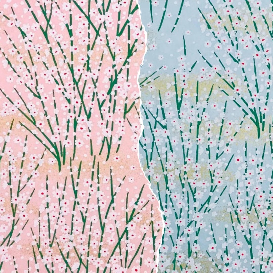 Large Yuzen Washi Paper, Chiyogami Japanese Handmade Paper, Origami ...