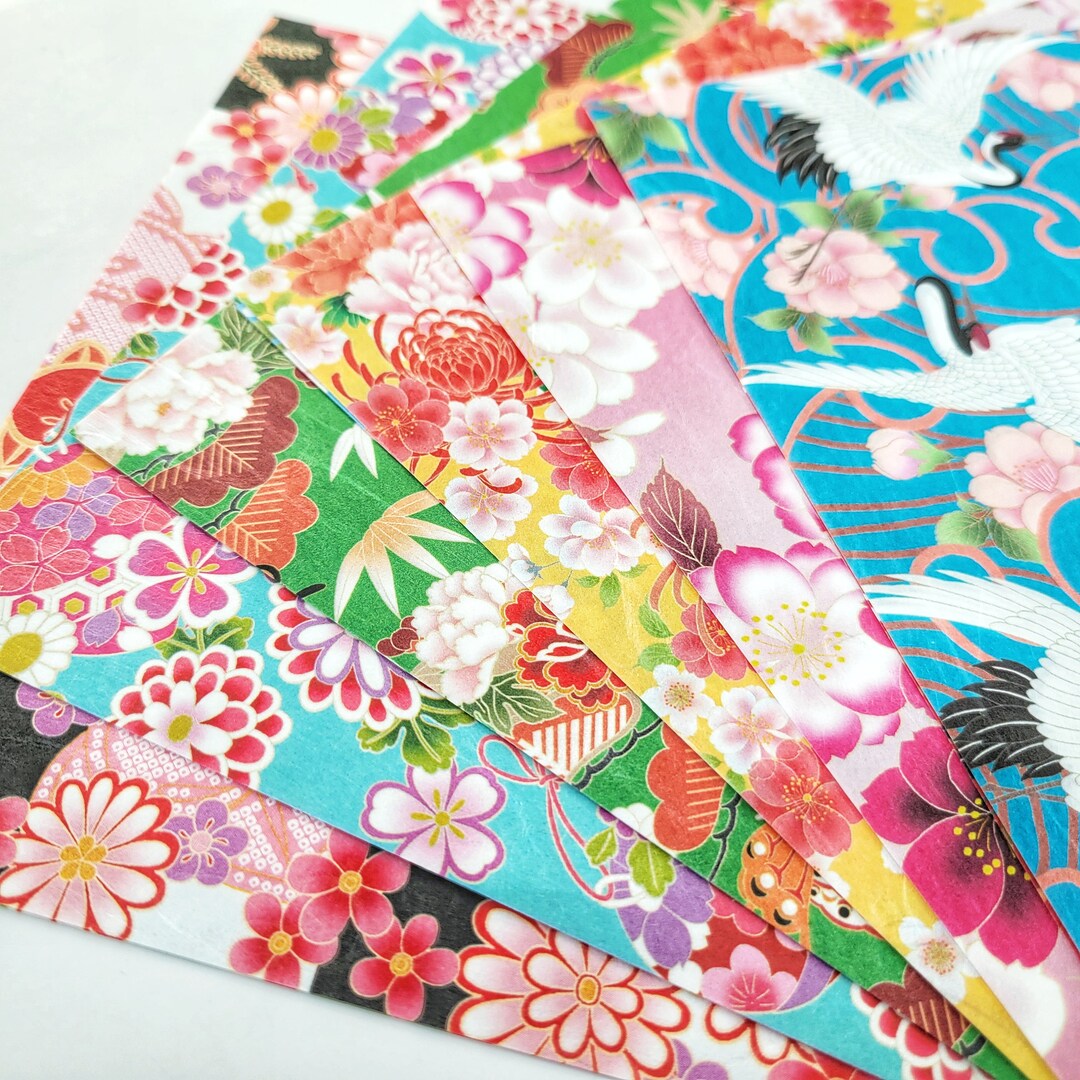24 Mulberry Origami Paper, 6"x6", Lightweight Thin Paper, Japanese ...