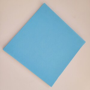 Baby Blue Origami Paper Pack, 6"x6", One Sided Solid Color Paper ...