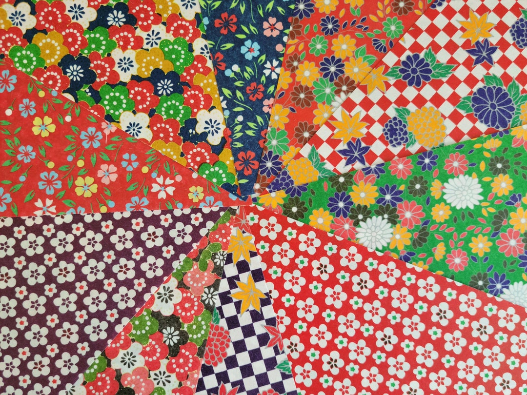 Floral Origami Paper Edo Pattern, Traditional Vintage Patterns ...
