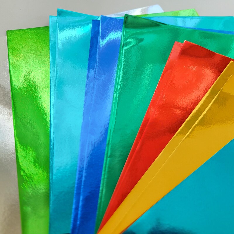 Foil Scrapbook Paper - Etsy