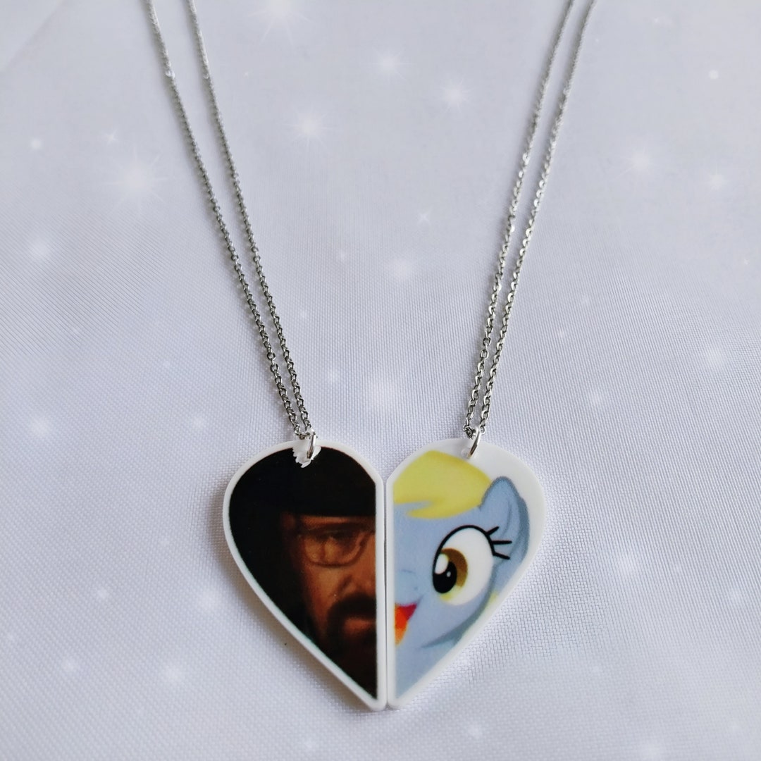 Derpy and Walter White Matching Necklaces, My Little Pony and Breaking ...