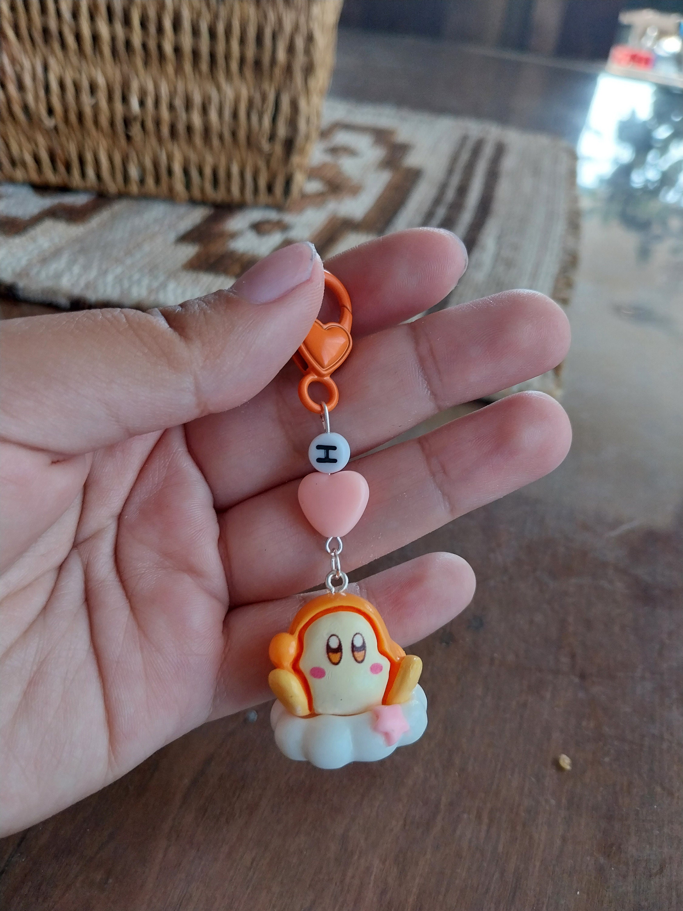 Kirby and Waddle-dee Matching Keychains With Initials - Etsy