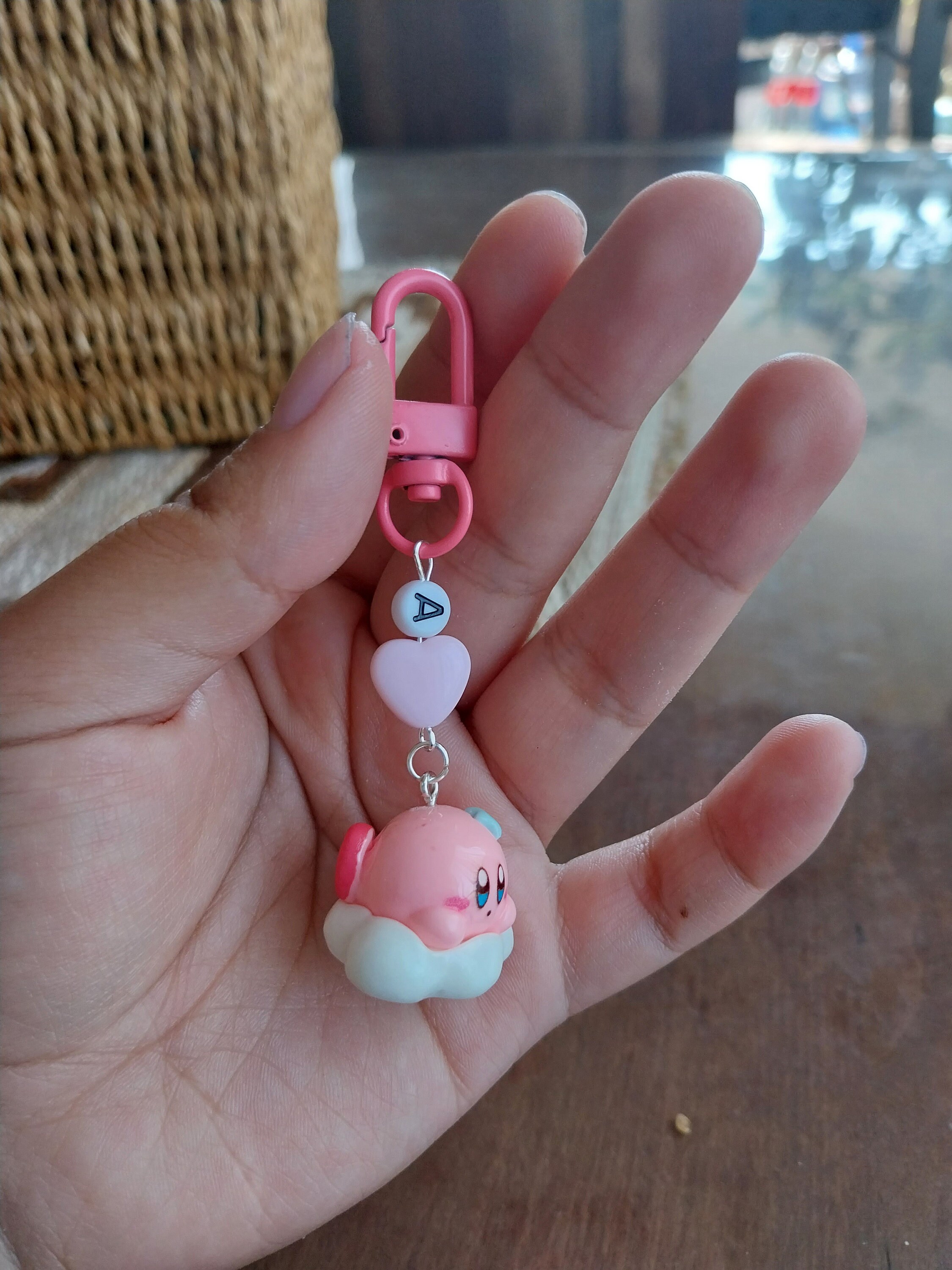 Kirby and Waddle-dee Matching Keychains With Initials - Etsy
