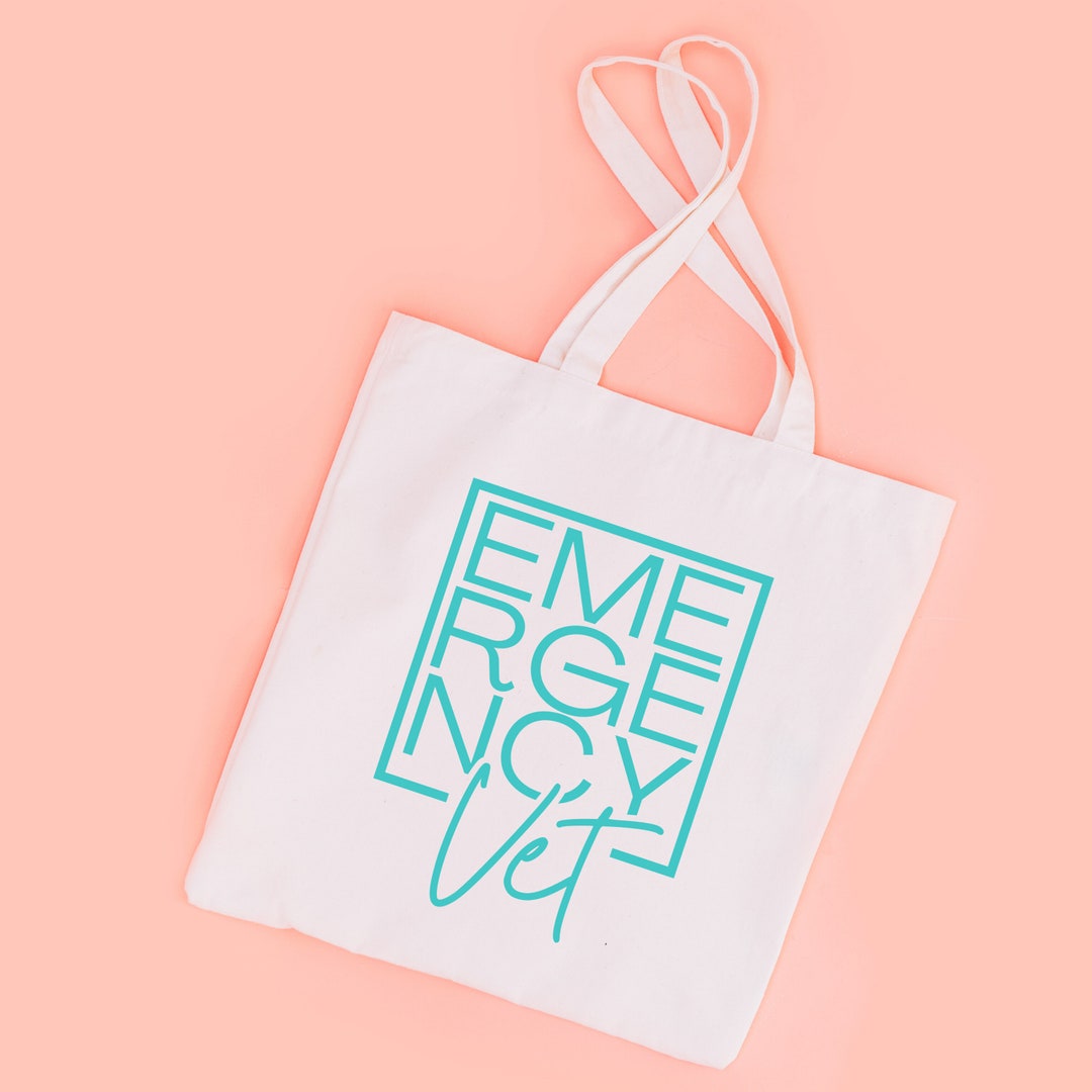 ER Vet Veterinary Tote Veterinarian Vet Tech RVT Assistant Appreciation ...