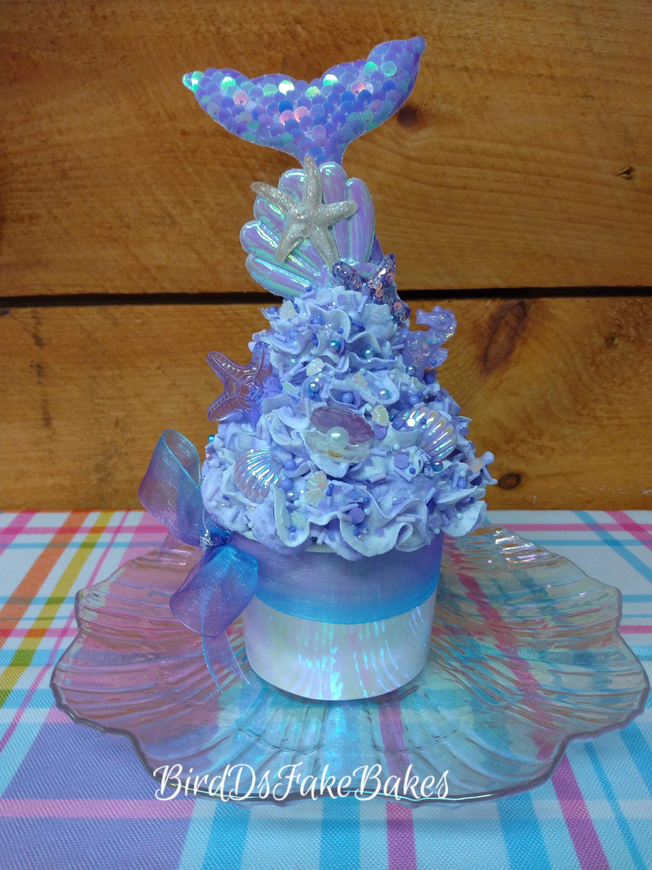 Mermaid Tail Faux Sundae: Ocean Theme Party Decor - Etsy