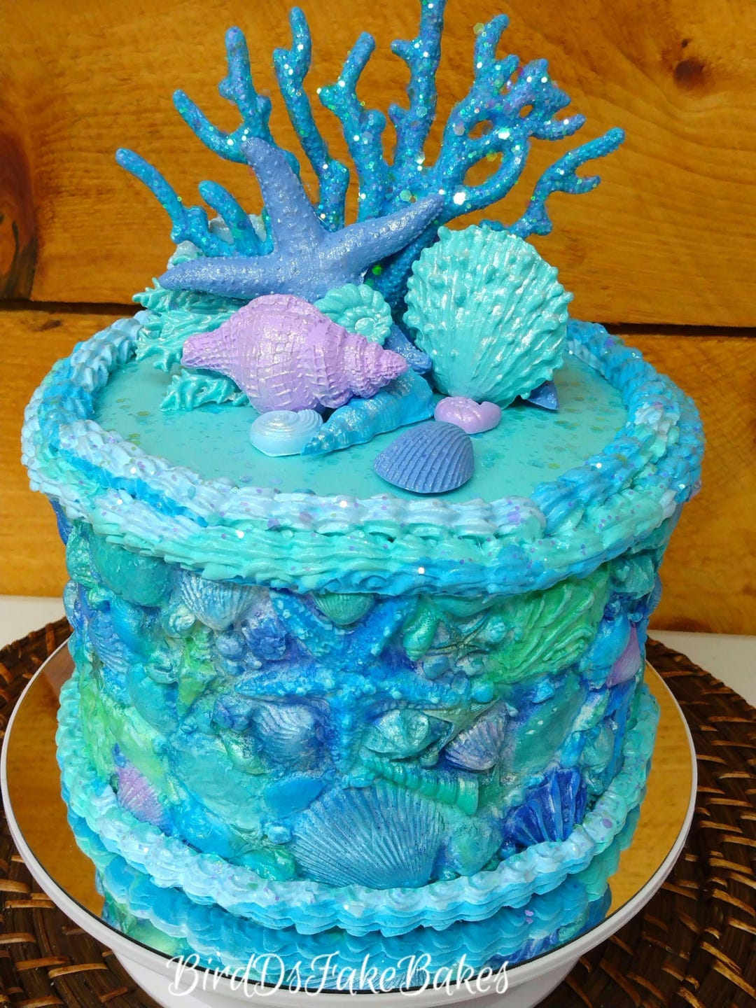 Blue Under the Sea Cake - Etsy