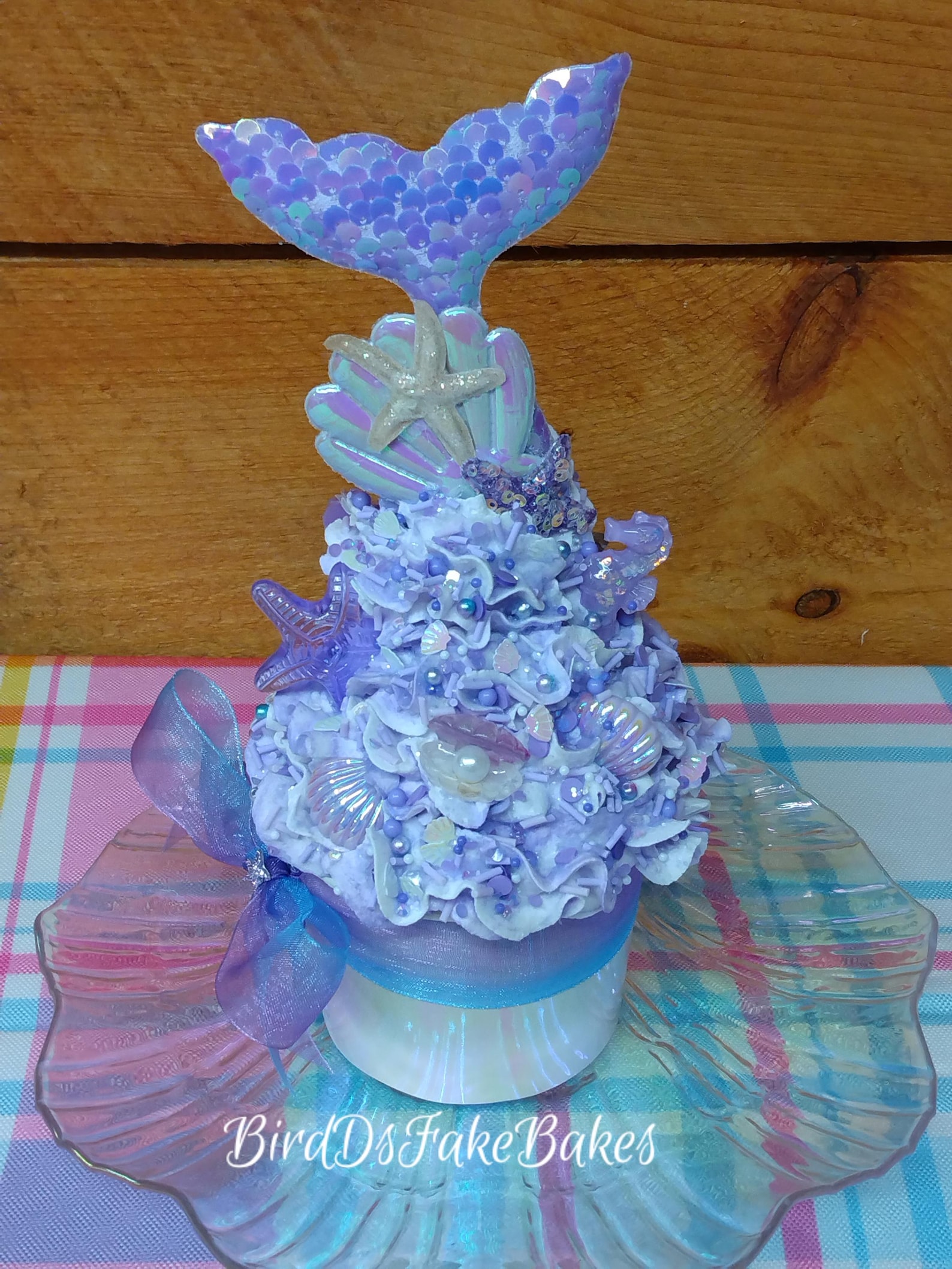 Mermaid Tail Faux Sundae: Ocean Theme Party Decor - Etsy