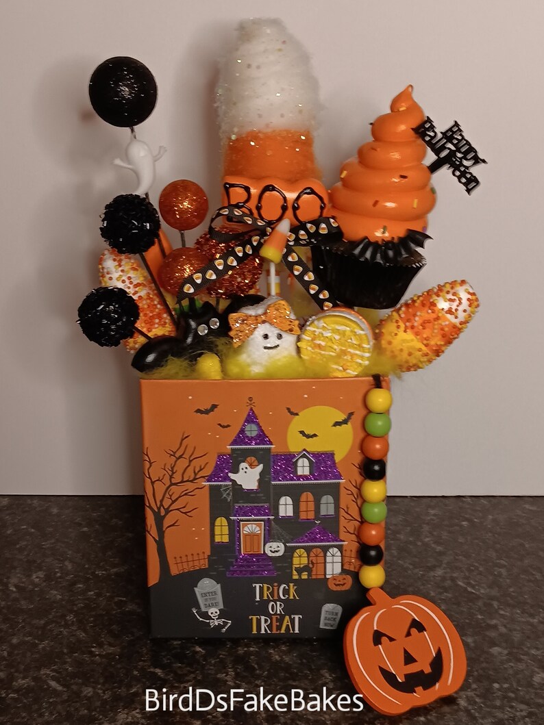 Candy Corn Halloween Snack Box - Etsy