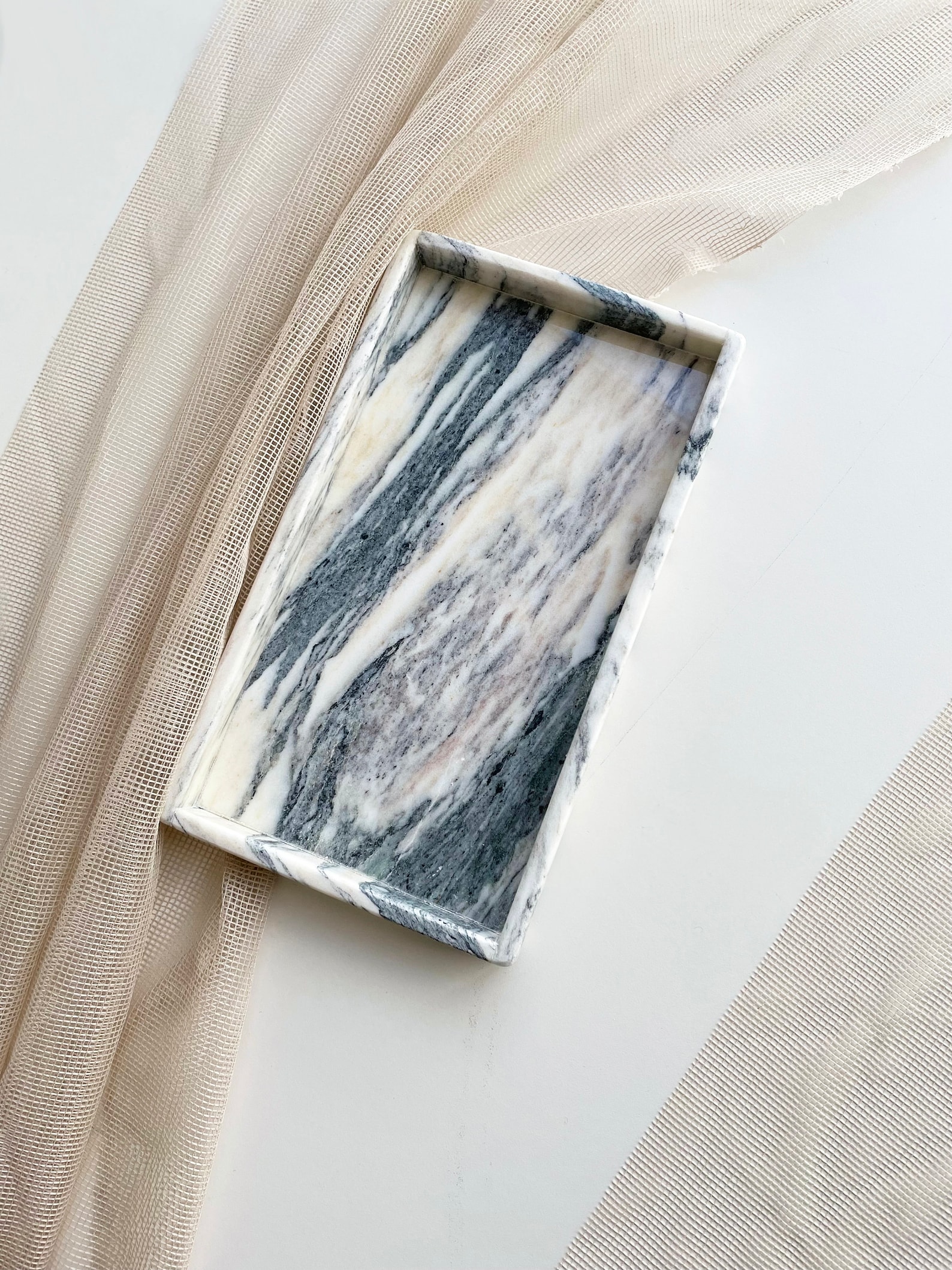 Marble Tray Handmade Marble Tray Natural Stone Serving Tray - Etsy