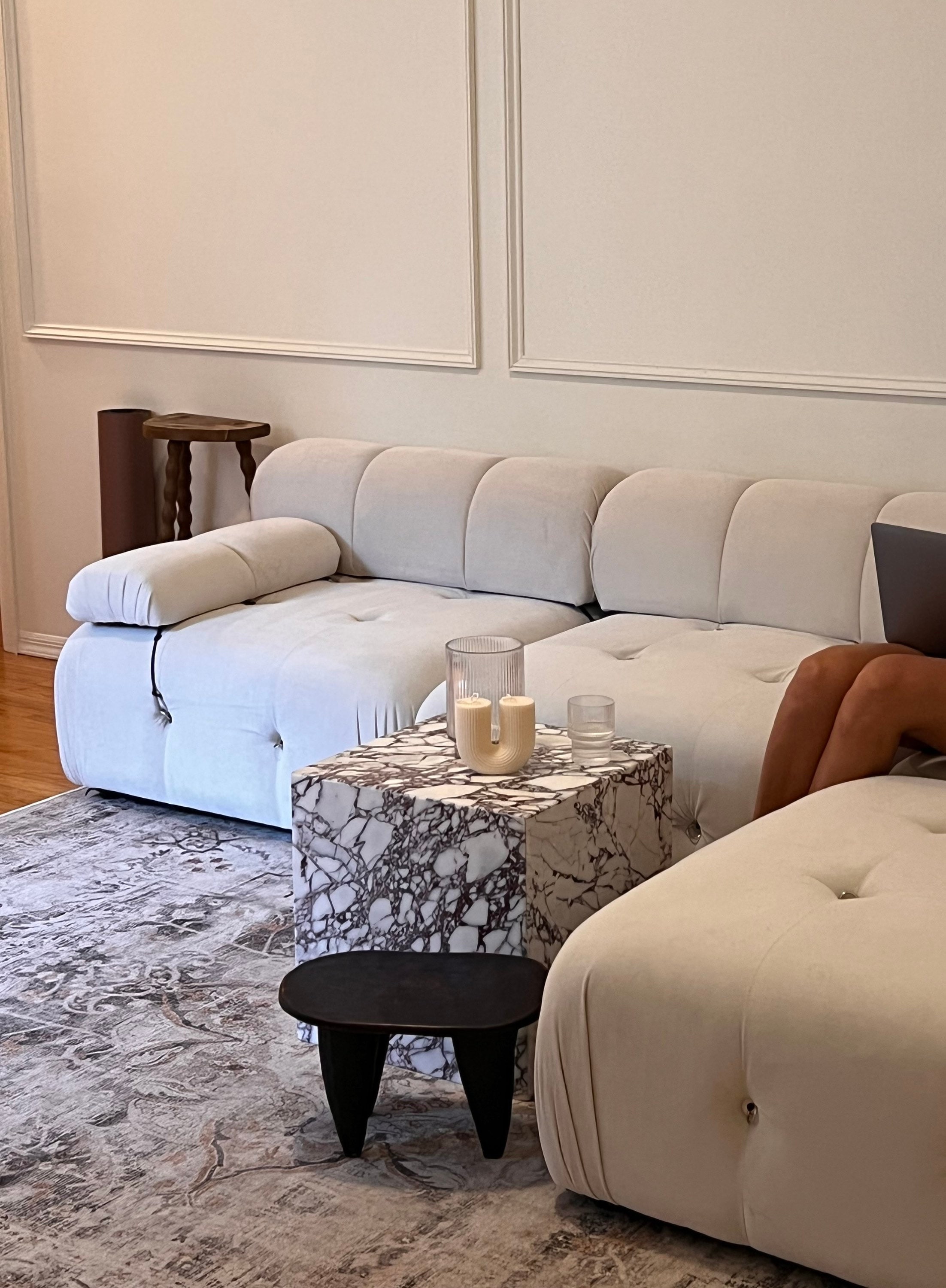 Calacatta Viola Marble Side-end Table Calacatta Viola - Etsy