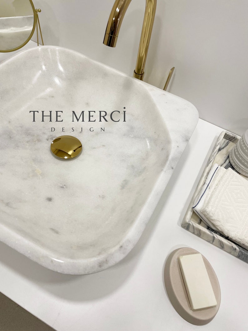 White Marble Vessel Sinkhandmade Marble Bathroom Vanity Sink - Etsy White Marble Vessel Sinkhandmade Marble Bathroom Vanity Sink - Etsy