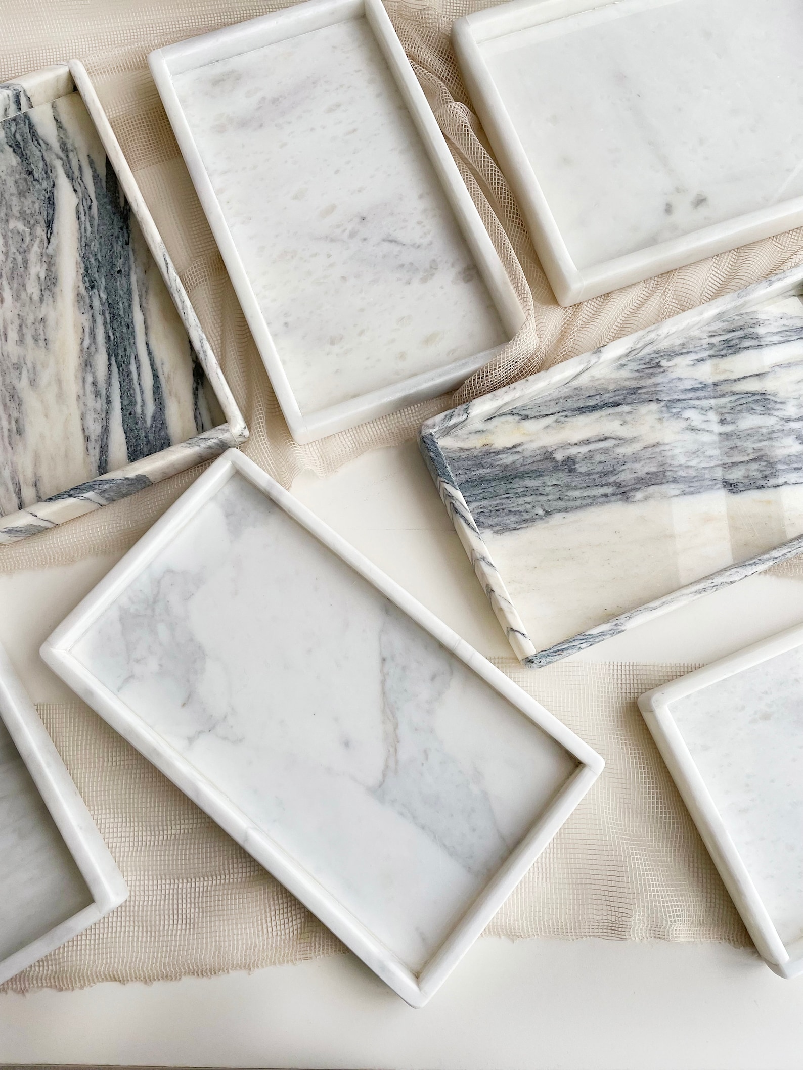 Marble Tray Handmade Marble Tray Natural Stone Serving Tray - Etsy