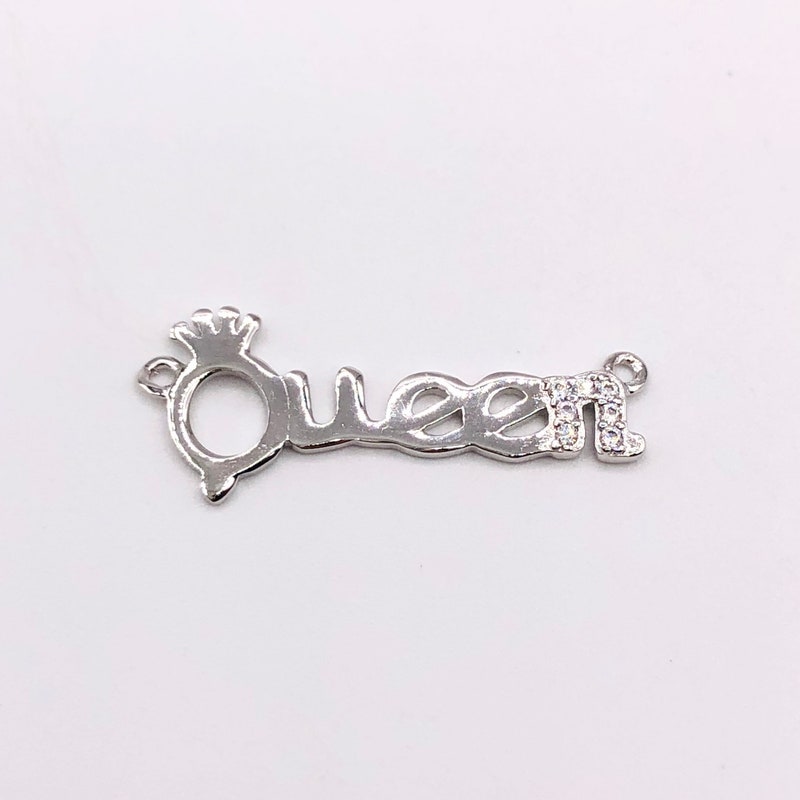 Silver Word Charms - Etsy