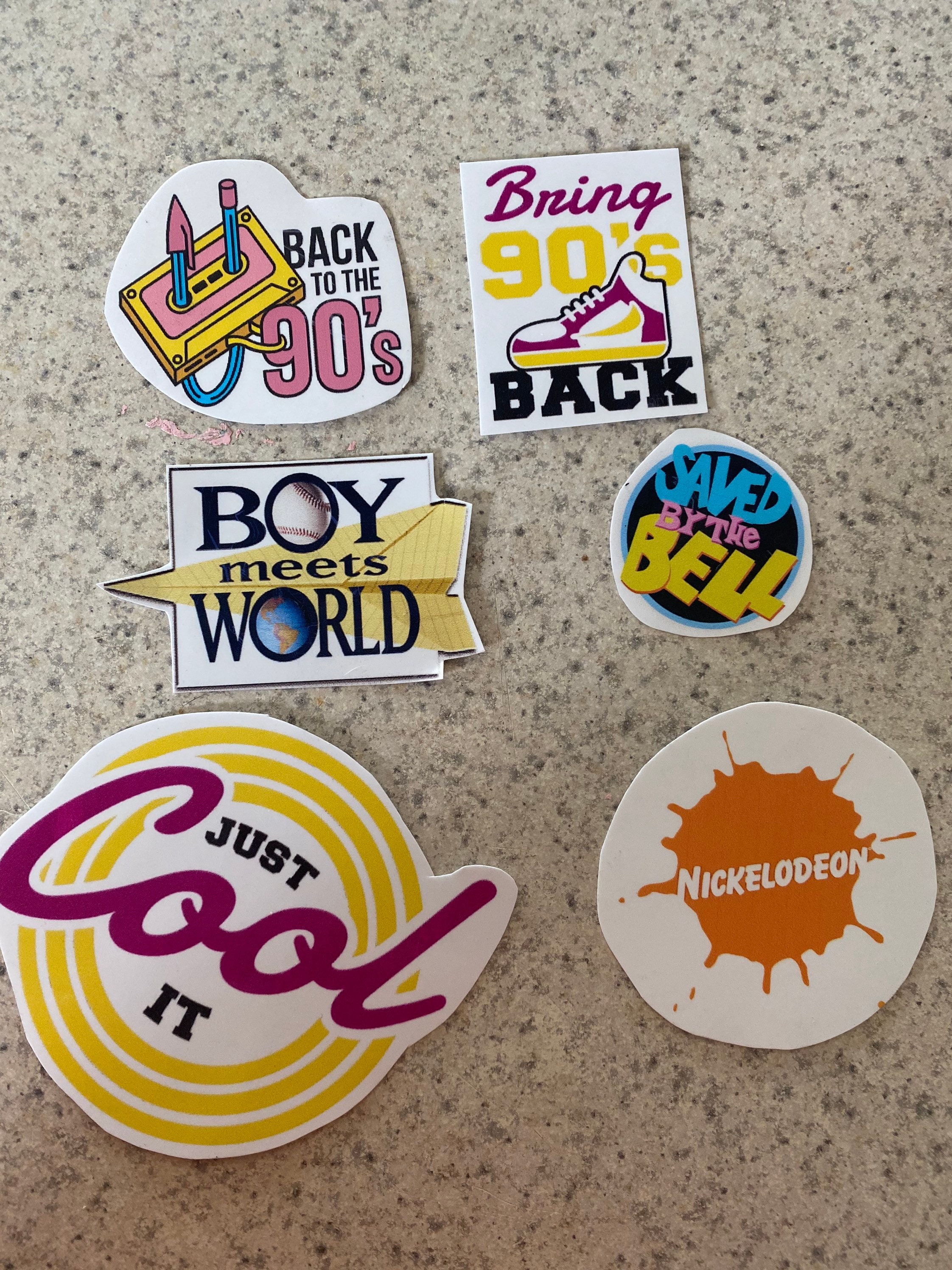 Back to the 90s Sticker Pack | Etsy