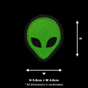 Alien Patch (3pcs) - UFO, Martian, Extraterrestrial, Space, Area 51, Galaxy, Mars, Mix Patches ...