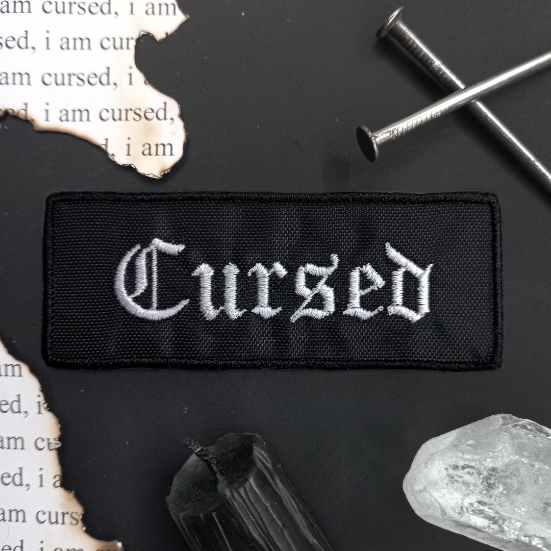 Cursed Patch - Possessed - Haunted - Dead - Devil - Dark - Inhuman ...