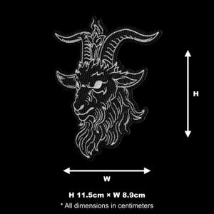 Baphomet Patch - Goat, Satan, Lucifer, Leviathan, Black Metal, Witch ...
