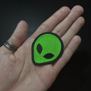 Alien Patch (3pcs) - UFO, Martian, Extraterrestrial, Space, Area 51, Galaxy, Mars, Mix Patches ...