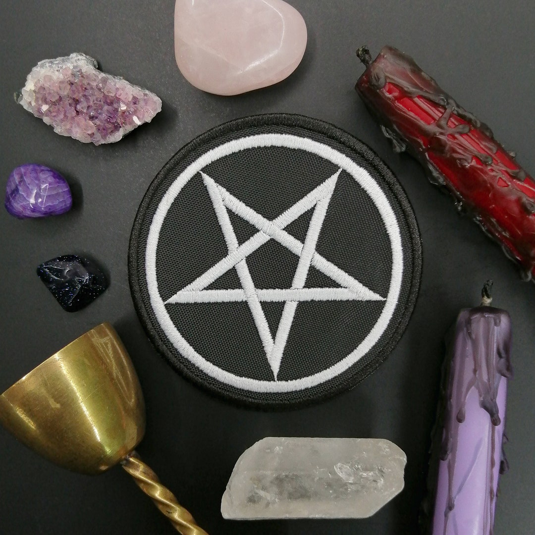 Pentagram Patch - Pentacle - Sigil - Pagan - Magic - Wicca - Witch ...
