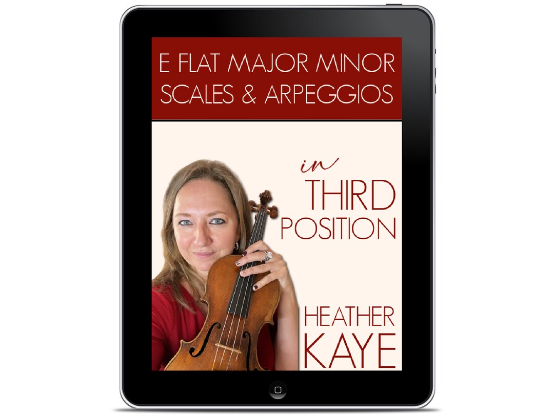 E Flat Major/minor Scales and Apreggios in Third Position - Etsy