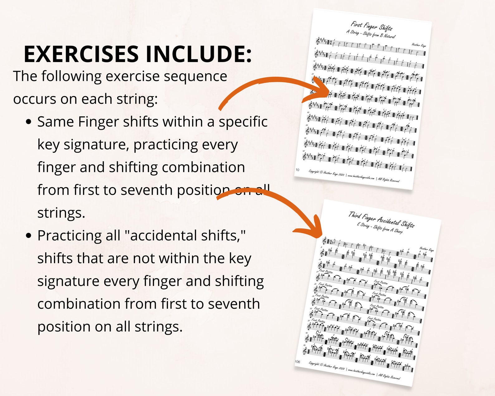 Violin Sheet Music - Seamless Shifting, Shifting Exercises for the ...