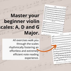 Violin Scales for the Beginning Violinist - Etsy