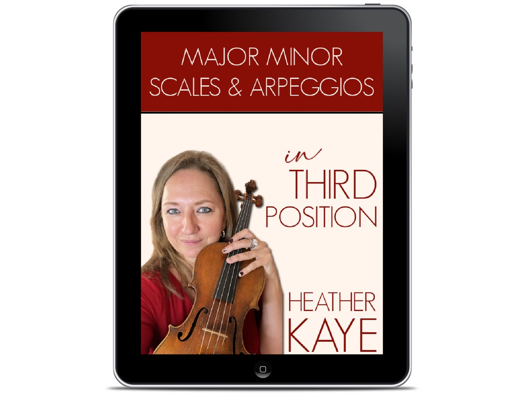 Two Octave Major/minor Scales and Arpeggios in 3rd Position - Etsy