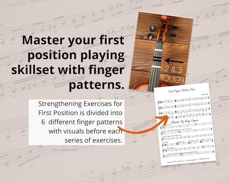 Violin Sheet Music Exercises | Strengthening Exercises for First ...