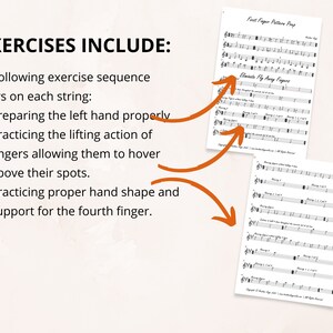 Violin Sheet Music Exercises | Strengthening Exercises for First ...