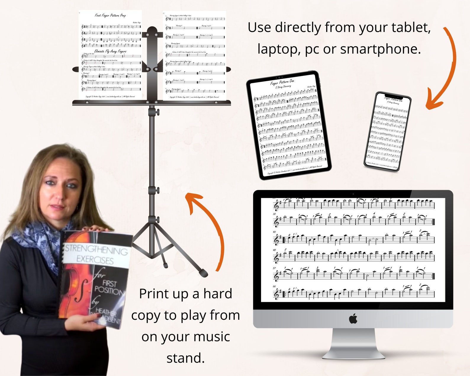 Violin Sheet Music Exercises | Strengthening Exercises for First ...