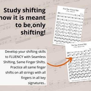 Violin Sheet Music - Seamless Shifting, Shifting Exercises for the ...