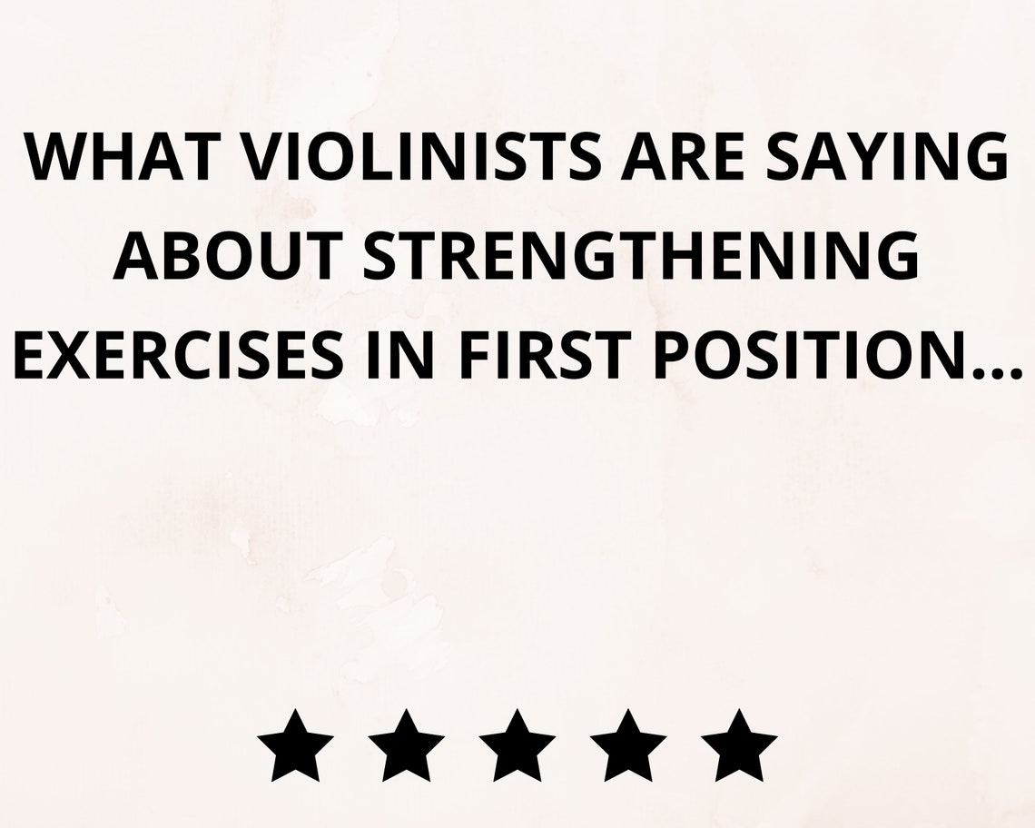 Violin Sheet Music Exercises Strengthening Exercises for - Etsy