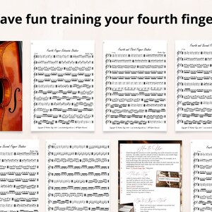 Violin Sheet Music: Fourth Finger Exercises for Violinists, Fourth ...