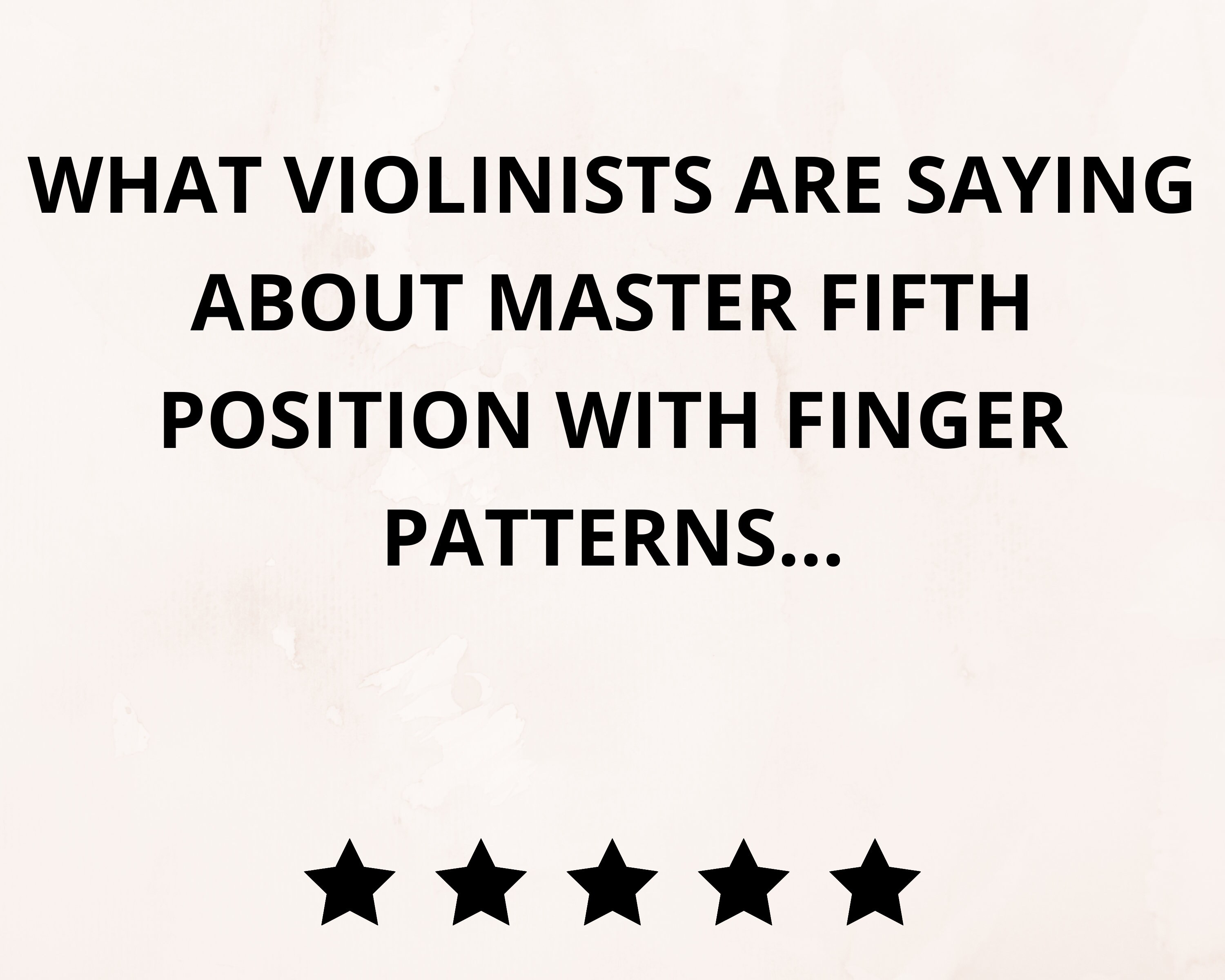 Violin Sheet Music: Master Fifth Position With Finger Patterns - Etsy