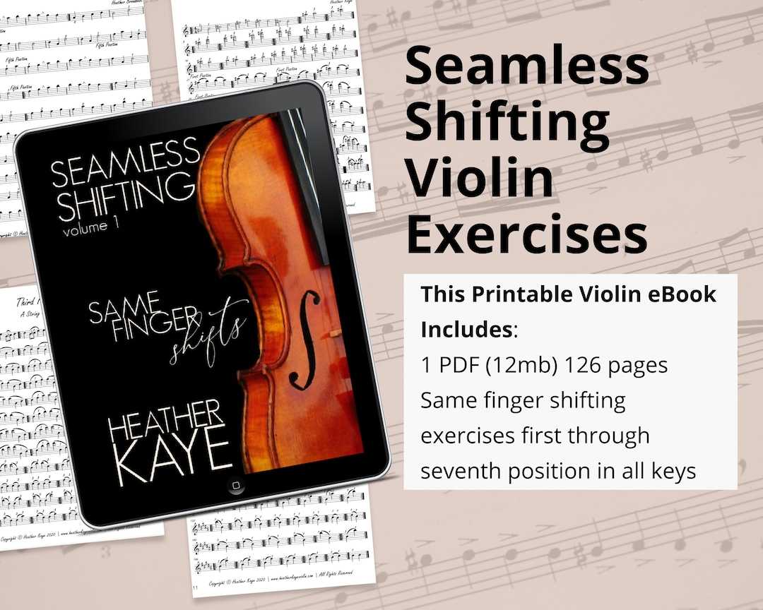 Violin Sheet Music - Seamless Shifting, Shifting Exercises for the ...