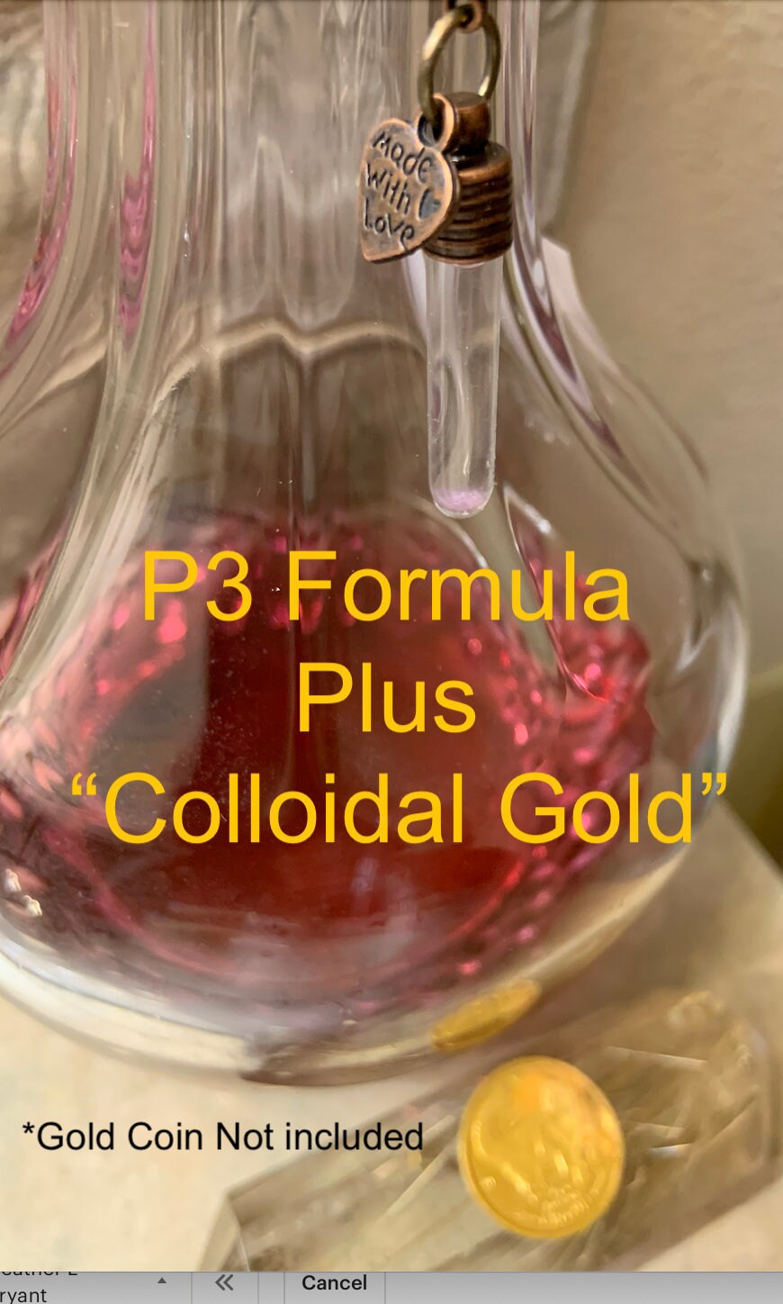 P3 Gold-premium Plasma Necklace - Etsy