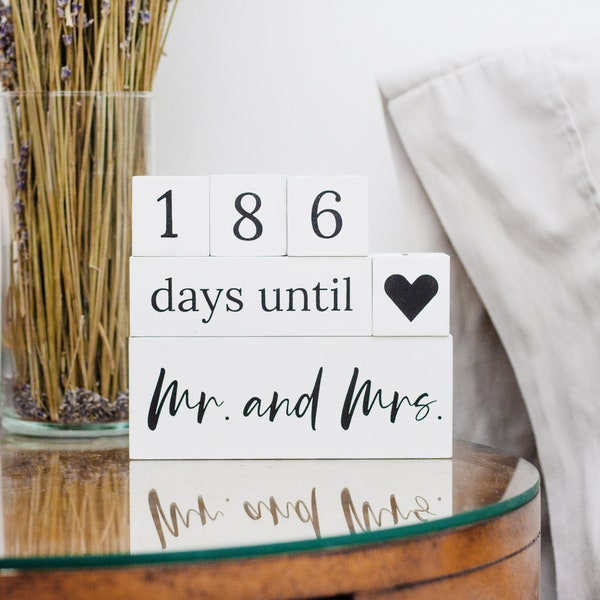 Countdown Blocks - Etsy