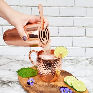 Mixology Set, Home Bartender Kit Copper 11 Piece, Cocktail Lover Gift ...