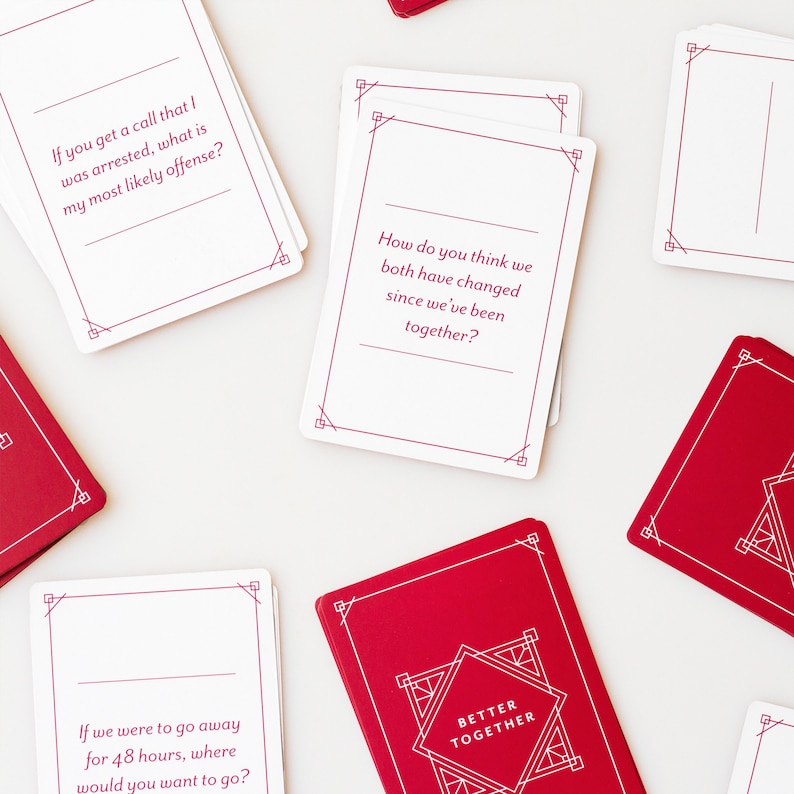 Intimacy Games For Couples Question Cards Conversation Etsy
