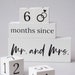 365 Countdown Blocks, Wedding Day Countdown Calendar, Bride to Be Gifts ...