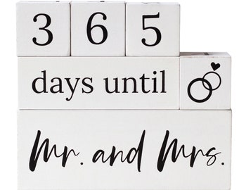 365 Day Countdown Calendar - Etsy