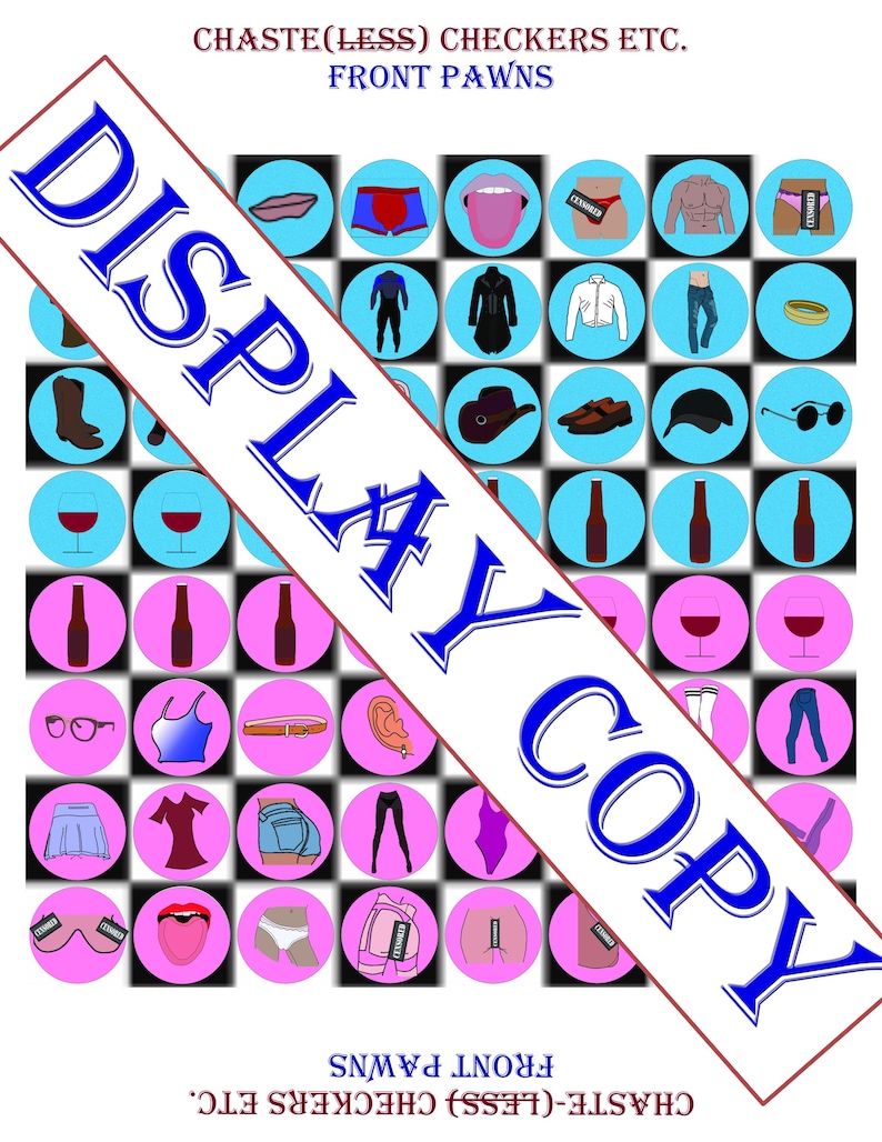 Chaste Checkers ETC – A Censory Educational Game for Mature Adults - Etsy