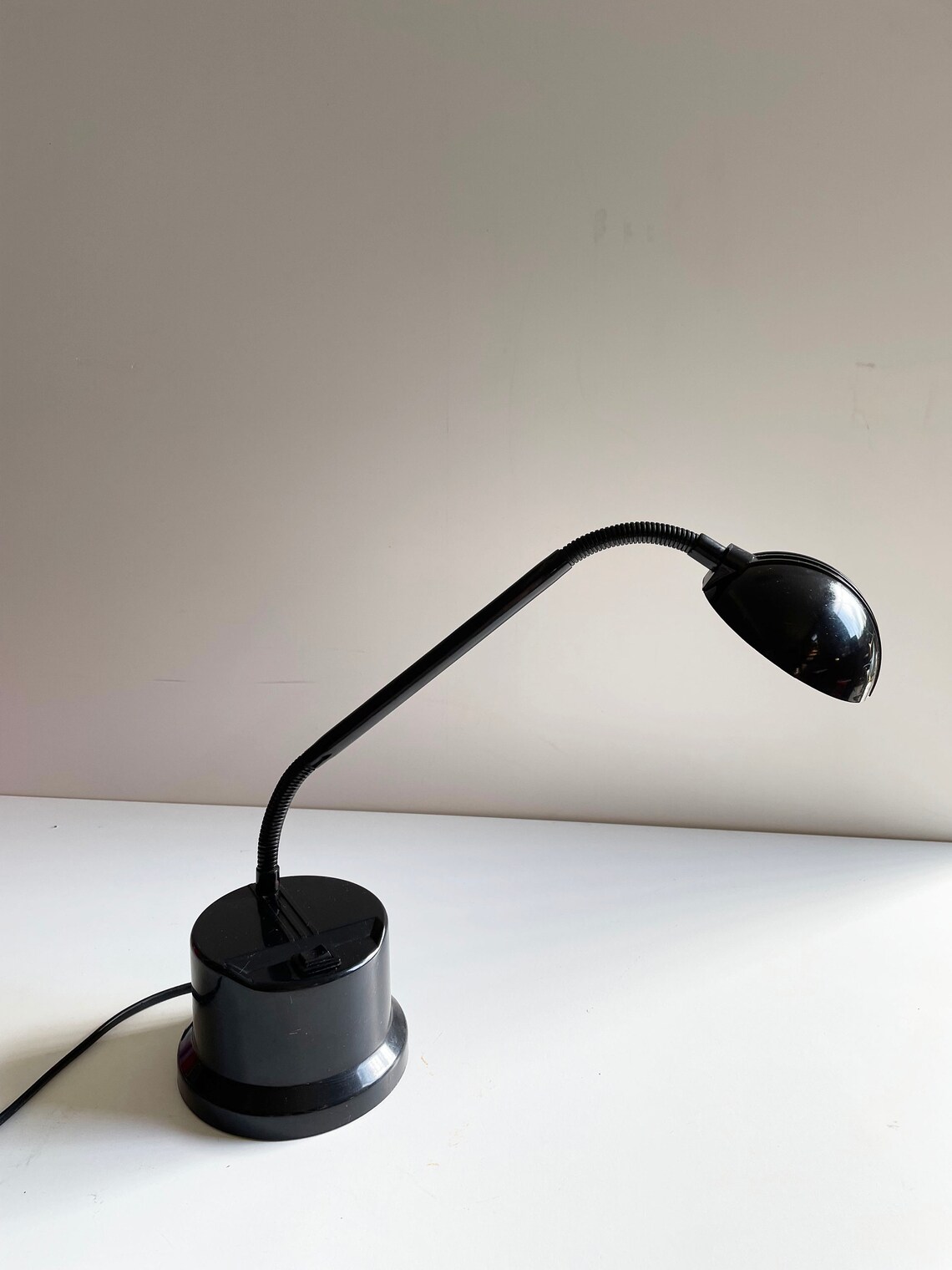 Vintage Flexible Black Plastic Halogen Desk Lamp Table Lamp - Etsy UK